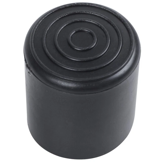 RUBBER FURNITURE CRUTCH Feet Stool Chair Leg Tip Pad 4Pcs Black ...