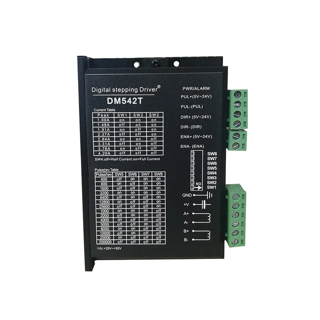 DM542T CNC DIGITAL Stepper Motor Driver 20-50V For Nema 17 And 23 ...