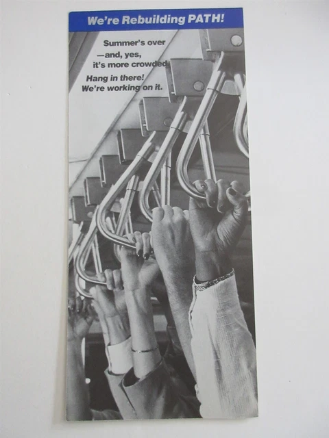 REBUILDING PATH FLYER Brochure Port Authority Trans-Hudson World Trade ...