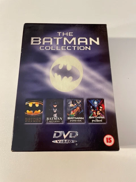 BATMAN COLLECTION 4 Movie Set DVD 2000 PAL Region 2 UK Batman Returns ...