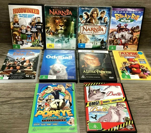 BULK BUNDLE LOT 10x DVD R4 Children's Family Assorted Movies Narnia ...