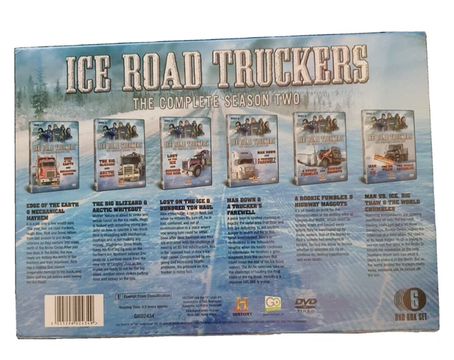 ICE ROAD TRUCKERS The complete season 2 DVD 6 disc box set new & sealed ...