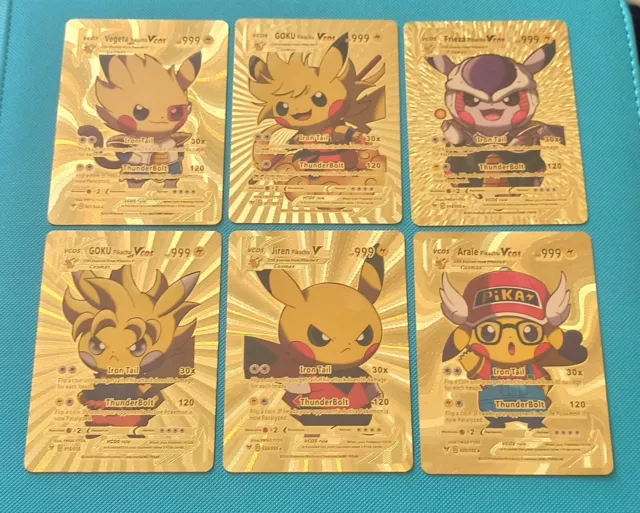 CARTES POKEMON PIKACHU Pika Dragon Ball Z Dbz Dr Slump Holo Prism Manga ...