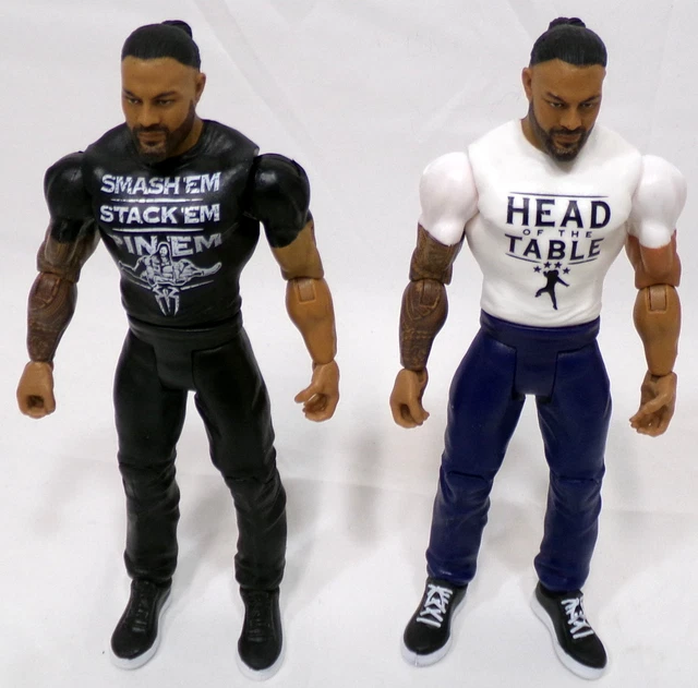 MATTEL WWE BÁSICO Serie 129 Roman Reigns Figura 6.5" Lote Regular y ...