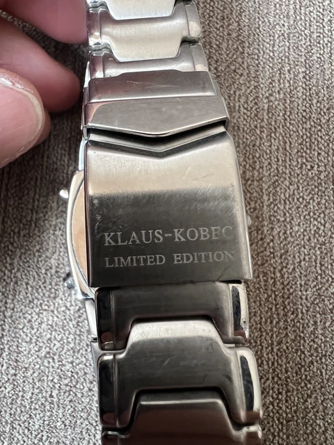 KLAUS KOBEC MANCHESTER United Limited Edition Watch Needs Service £25.00 - PicClick UK