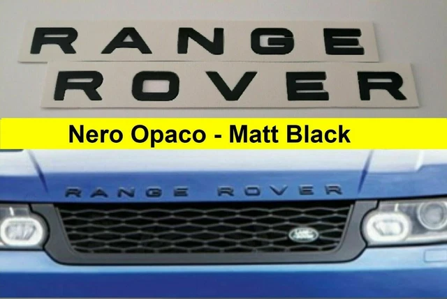 RANGE ROVER EMBLEMA Scritta Logo Stemma Evoque Sport Vogue Velar Land ...