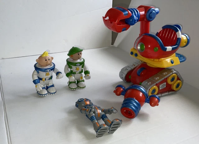 VINTAGE FISHER PRICE- Lunar Jim Cbeebies Includes space truck x2 and 3 ...