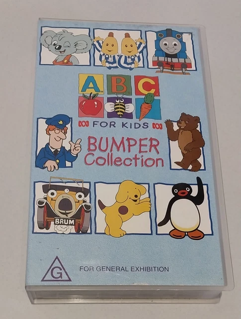 ABC FOR KIDS RARE Bumper Collection VHS Video Tape 1999 $40.00 ...