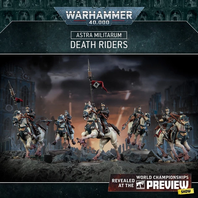 WARHAMMER 40K DEATH Korps Of Krieg Death Riders x5 NEW Astra Militarum ...