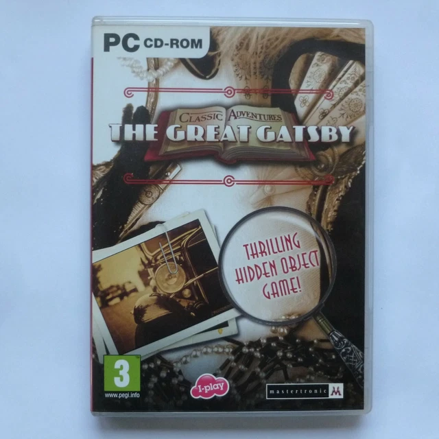 RETRO THE GREAT GATSBY Windows XP / Vista / 7 Hidden Object PC Game CD ...