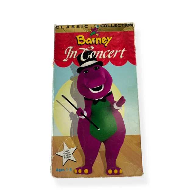 VINTAGE BARNEY IN Concert VHS Tape 1991 Classic Collection Lyons Home ...