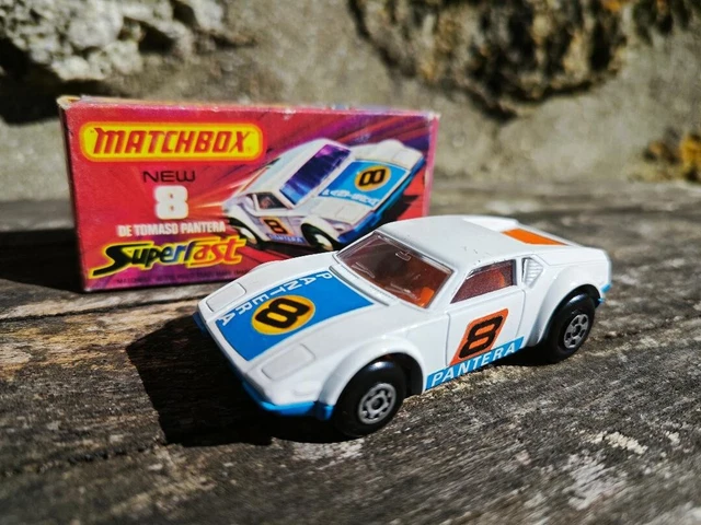MATCHBOX SUPERFAST 8 DE TOMASO PANTERA boite no Majorette Gorgi Hot wheels Silku EUR 35,00 ...