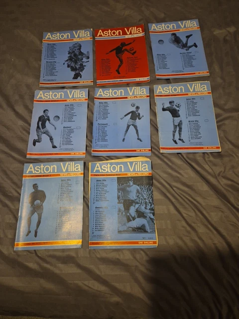 ASTON VILLA 1969/70 Programme Bundle £21.49 - PicClick UK