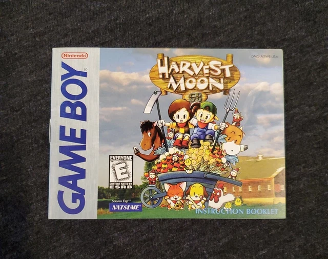 MANUEL LIVRET D'INSTRUCTIONS Harvest Moon GB Nintendo Game Boy Advance EUR 13,65 - PicClick FR