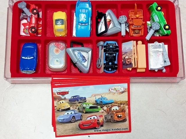 KINDER FERRERO SORPRESA Serie Completa Disney Cars +12 Cartine Special ...