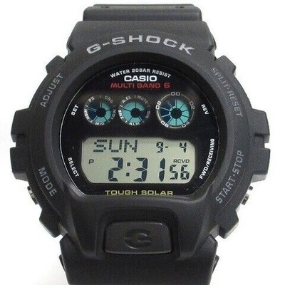 CASIO GW-6900-1JF BLACK Mens Digital Solar Wave Radio Watch £135.47 ...