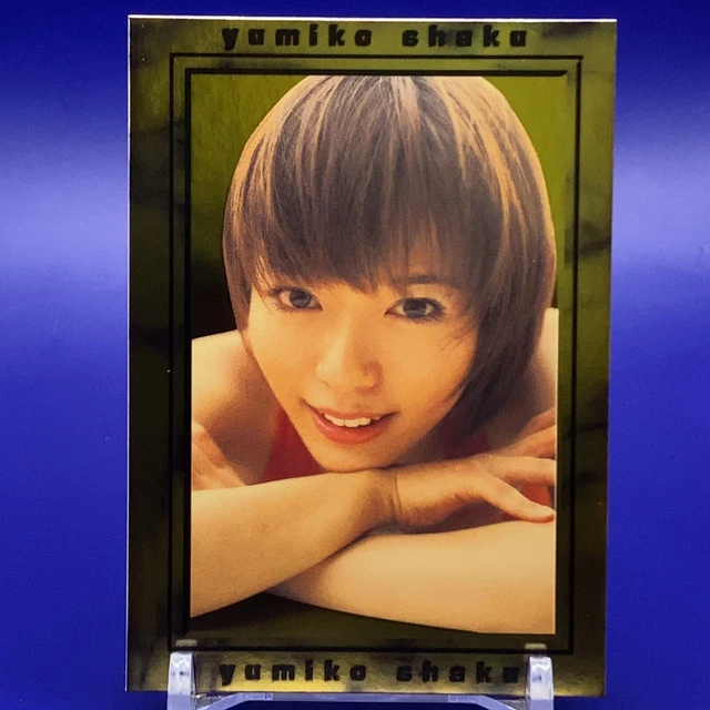 YUMIKO SHAKU JAPANESE Gravure Idol Trading Card No.11 Made In Japan F/S ...