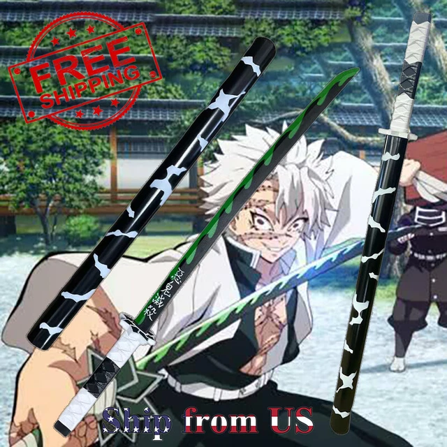 33& KIMETSU NO Yaiba Demon Slayer Shinazugawa Sanemi Sword Blade ...