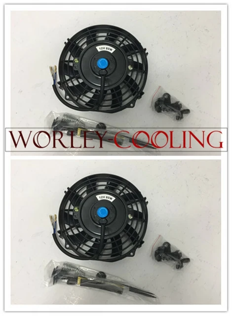 ALUMINIUM RADIATOR+7 INCH fans FOR Holden Kingwood HG HT HK HQ HJ HX V8 ...