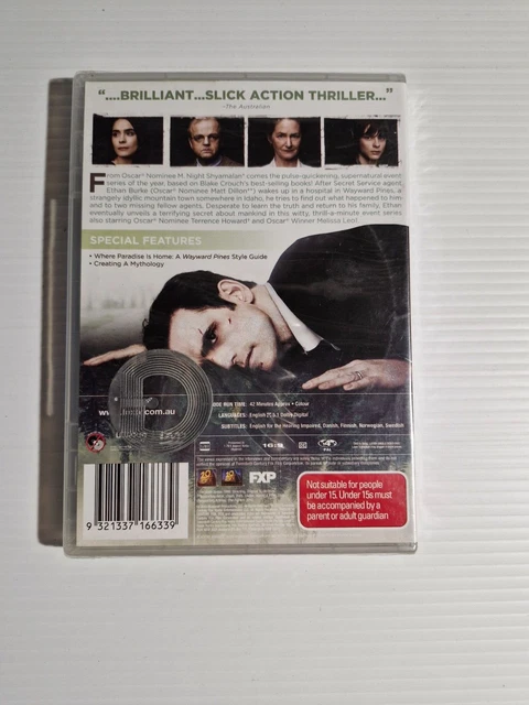 WAYWARD PINES 1ST Season DVD TV Region 4 New & Sealed Matt Dillon 3 ...