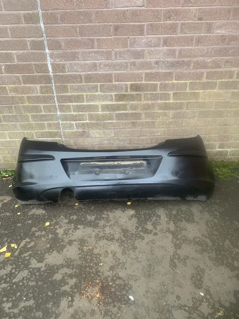 VAUXHALL CORSA D Rear Bumper 3 Door Black Z20R (07-12) £49.99 - PicClick UK