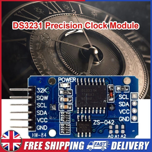 HW-084A DS3231 AT24C32 Precision IIC Module RTC Real Time Clock Memory Module £4.19 - PicClick UK