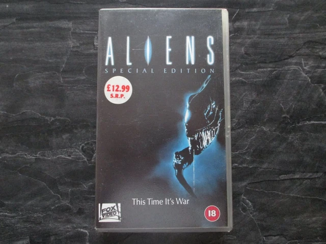 ALIENS SPECIAL EDITION Vhs Ex Rental Vhs Pre Cert Vhs Original Fox Vhs ...