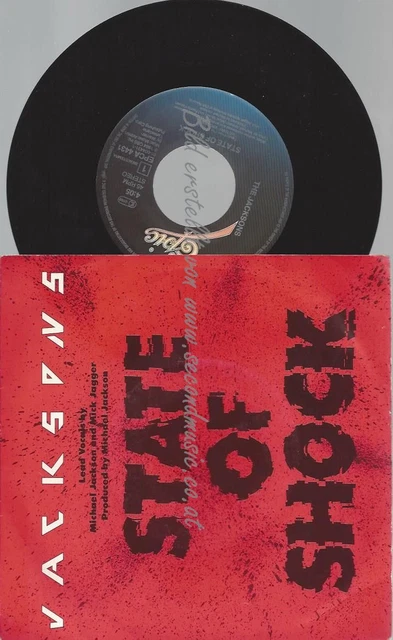 THE JACKSONS - State Of Shock = ステイト・オブ・ショック / VG+ / 7"", Single EUR 7 ...