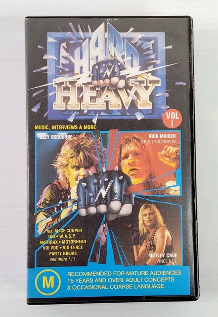 HARD ‘N’ HEAVY ISSUE ONE, VOLUME ONE. VHS VIDEO MAGAZINE 1989 Heavy ...