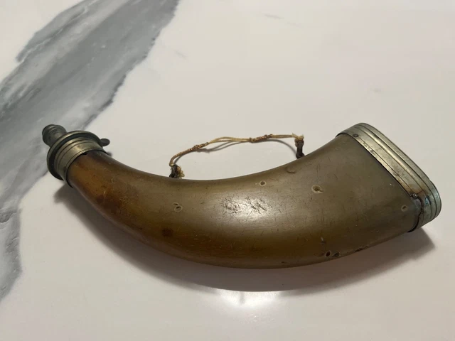 CHASSE BOITE à poudre en corne vintage EUR 25,00 - PicClick FR