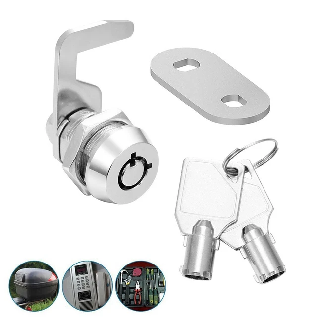 HEAVY DUTY CAM Lock with 90 Degree Rotation for Tool Box and Cabinet ...