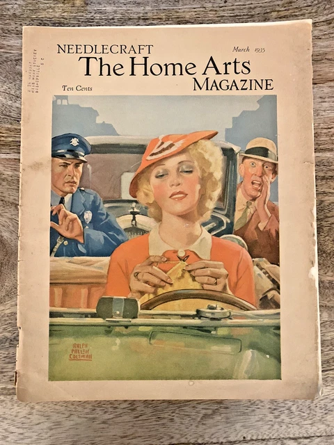 THE HOME ARTS Magazine Cover By Ralph Pallek Coleman March 1935 ...