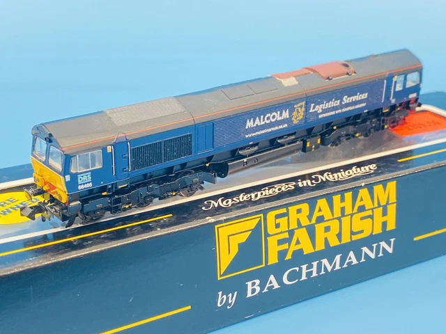 GRAHAM FARISH 'N' Gauge 371-381 Class 66 Diesel 66405 Drs Malcolm ...