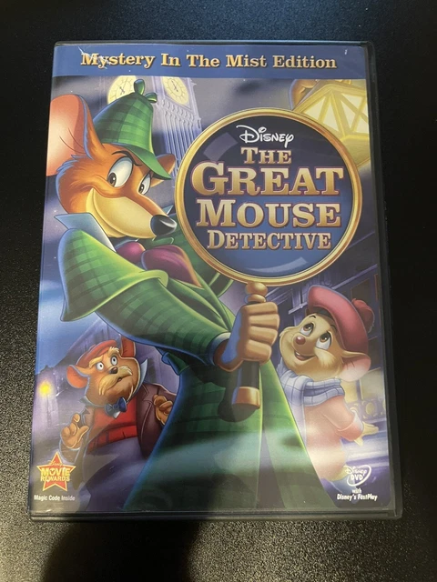 THE GREAT MOUSE Detective DVD Disney Movie Mystery in the Mist Edition ...