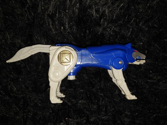 POWER RANGERS MIGHTY Morphin Ninja Megazord Wolf Lupo Blue Zord Blu ...