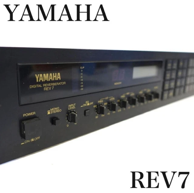 VINTAGE YAMAHA REV 7 REV7 Digital Reverberator Reverb & Multi-Effects ...