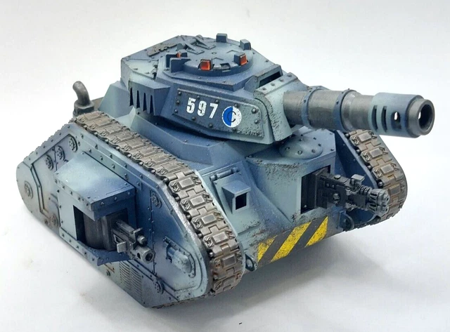 40K IMPERIAL GUARD Death Korps Of Krieg Leman Russ Tank battlecannon ...