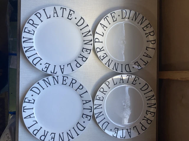 FOUR WATERSIDE FINE China Dinner Plates (VGC) £9.00 - PicClick UK