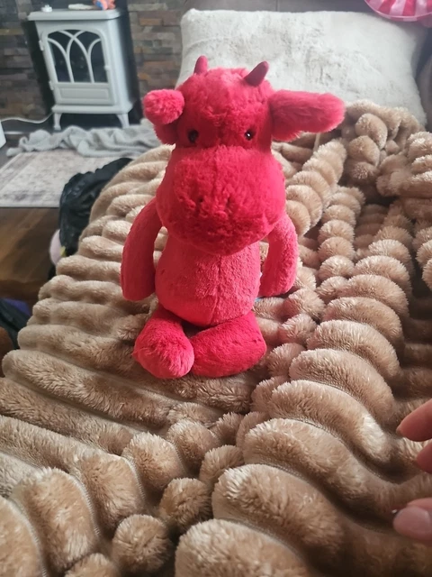 JELLYCAT MEDIUM BASHFUL Red Dragon Retired £37.10 - PicClick UK