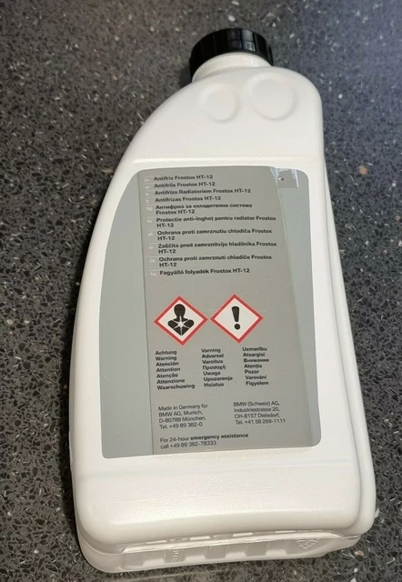 BMW GENUINE GREEN Antifreeze Agent Frostox HT-12 1ltr 83195A42DF3 £12. ...