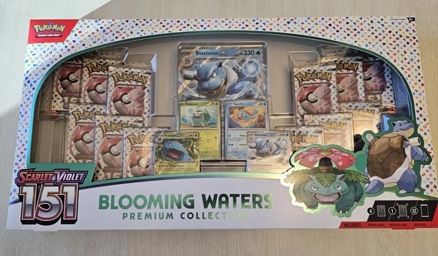 POKÉMON TCG SCARLET & Violet 151 Blooming Waters Premium Collection NEW ...