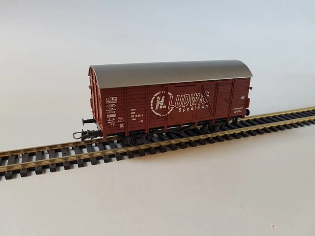 ROCO S37 GEDECKTER Güterwagen H.Ludwig Spedition DB H0 1:87 ohne OVP ...