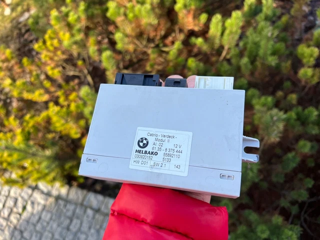 BMW 3 SERIES E46 Convertible Roof Folding Top Control Module Unit ...