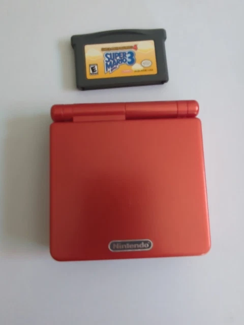 GAME BOY ADVANCE SP Red game Mario Bros 3 $80.00 - PicClick CA