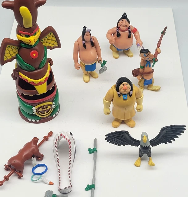 DISNEY FAMOSA HEROES Peter Pan Indian Figures With Accessorise Bundle ...