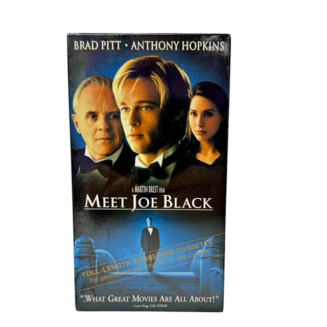 MEET JOE BLACK VHS Screener Demo Promo SEALED 2-Tape Brad Pitt Anthony ...