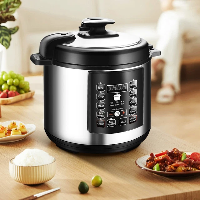 10-IN-1 MULTI COOKER 6L Pressure Non-Stick Rice Slow Cook Keep Warm LED ...