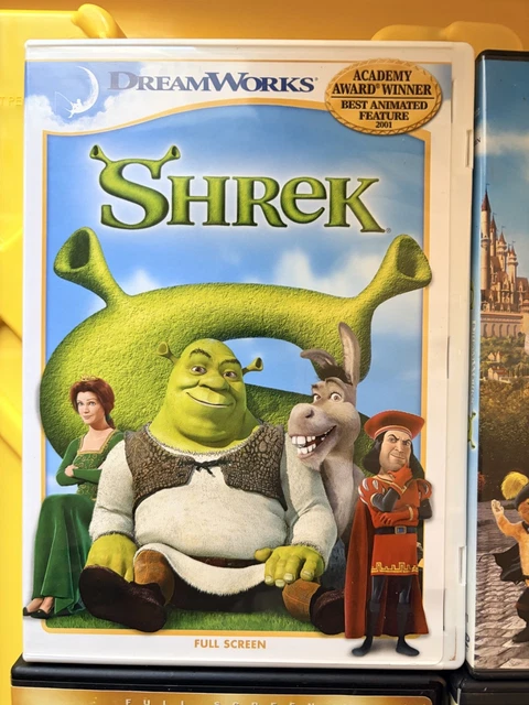 SHREK DVD LOT (5) + Bonus Puss in Boots Disc | Shrek 2 Full ...