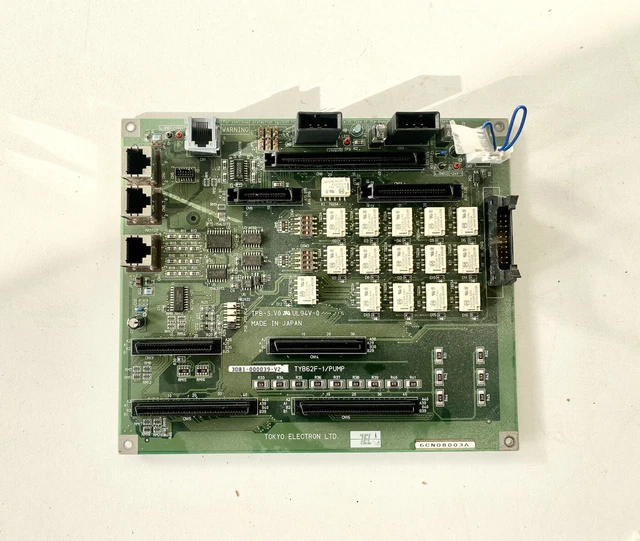 TEL TOKYO ELECTRON 3D81-000039-V2 Interface Board PCB TYB62F-1/PUMP £ ...