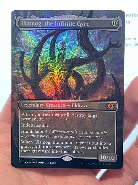1X TEXTURED FOIL Ulamog, the Infinite Gyre MINT MTG Magic 2X2 Double Masters EDH £119.99 ...